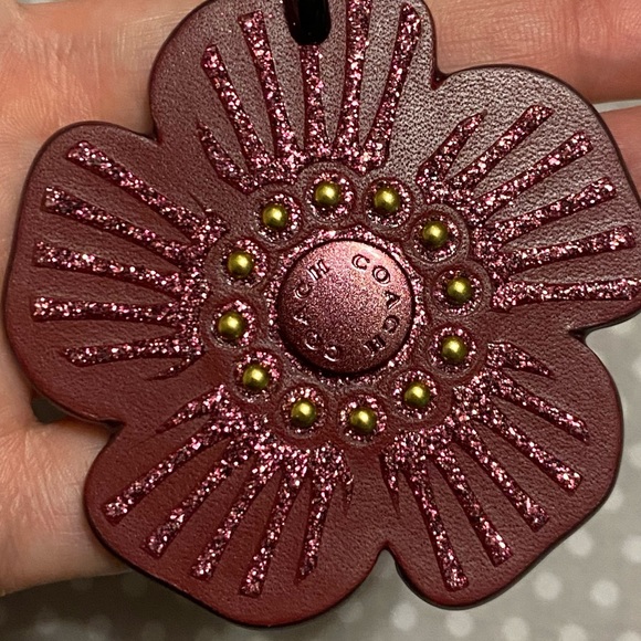 Coach | Bags | Coach Tea Rose Bag Charm 7449 | Poshmark